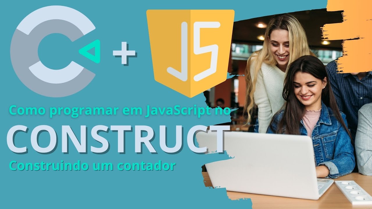 Como programar em JavaScript no Construct - Construindo um contador - dfilitto